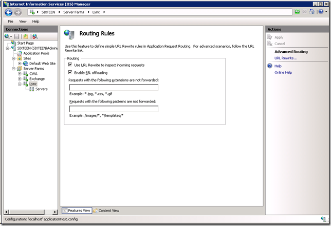 Unify This Lync Reverse Proxy Using Iis Arr